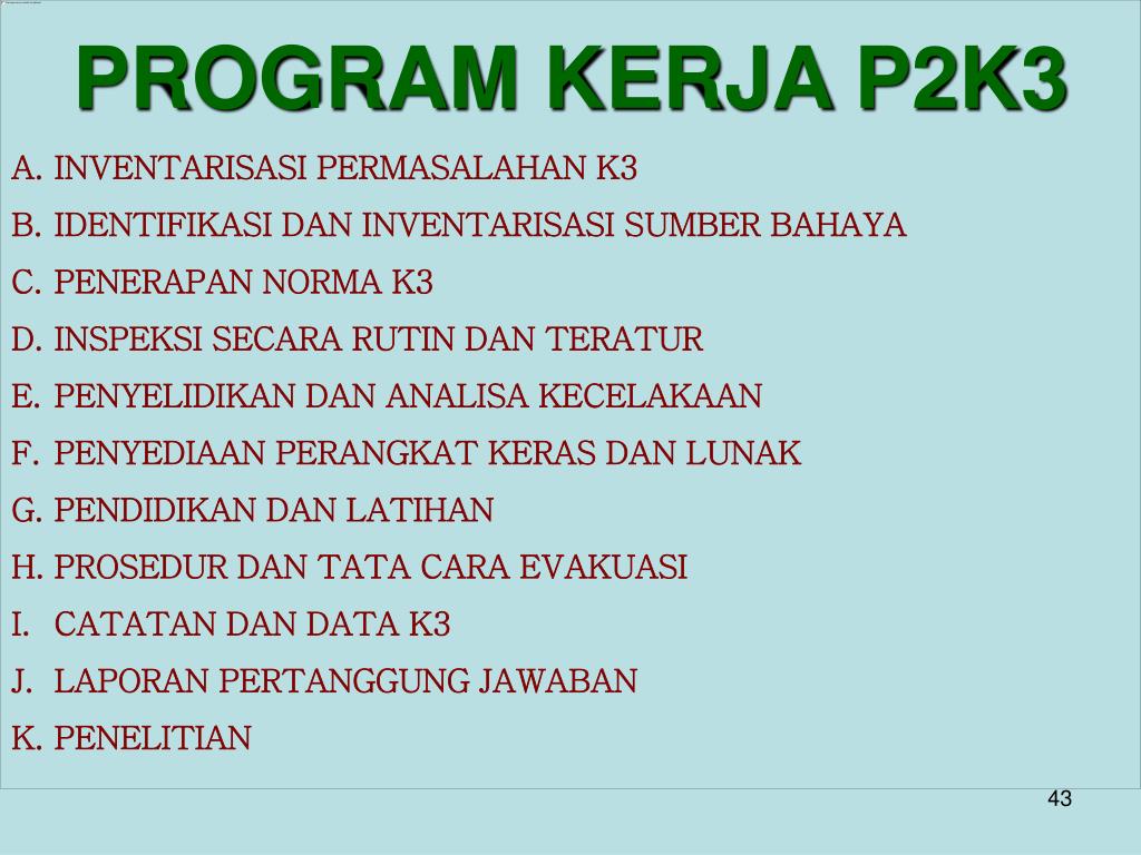 Panitia Pembina Keselamatan dan Kesehatan Kerja (P2K3)
