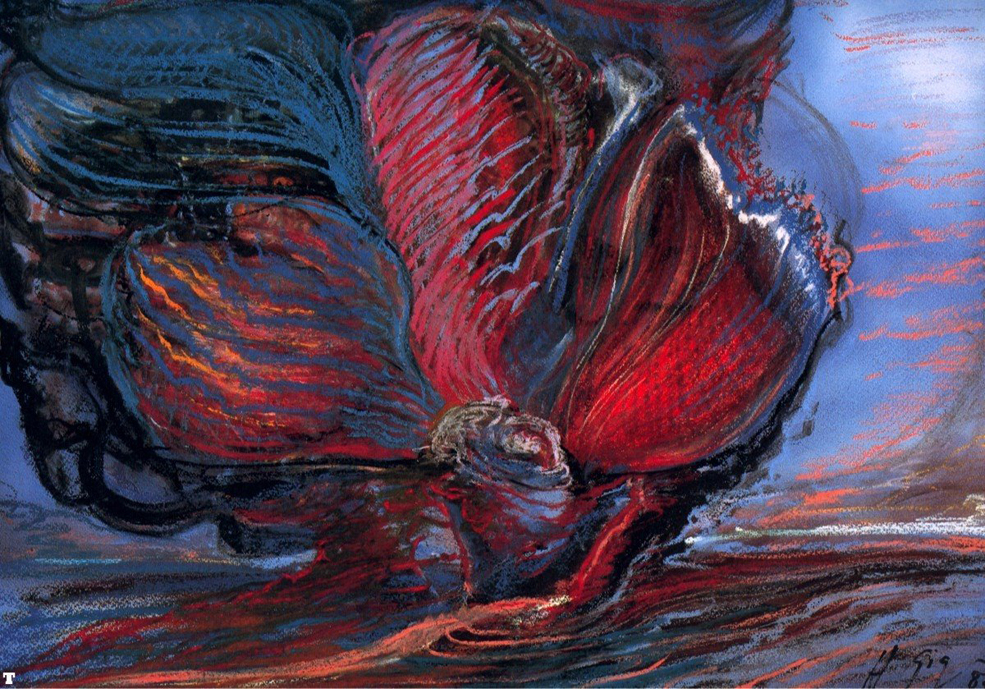 Alien Explorations: Prometheus: Giger-esque relief in the ampule room