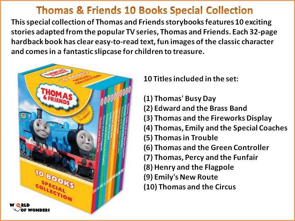 World of Wonders: Thomas & Friends 10 Books Special Collection