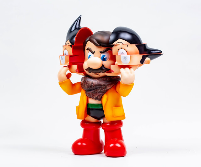 Super Punch: Total Recall x Super Mario x Astro Boy vinyl toy