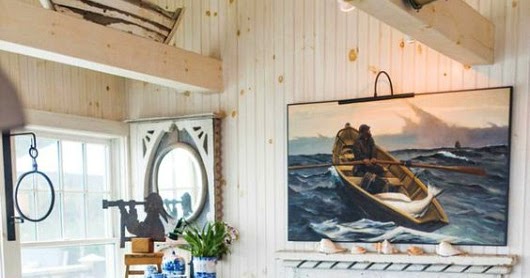 Rustic Maine Seaside Cottage Interiors
