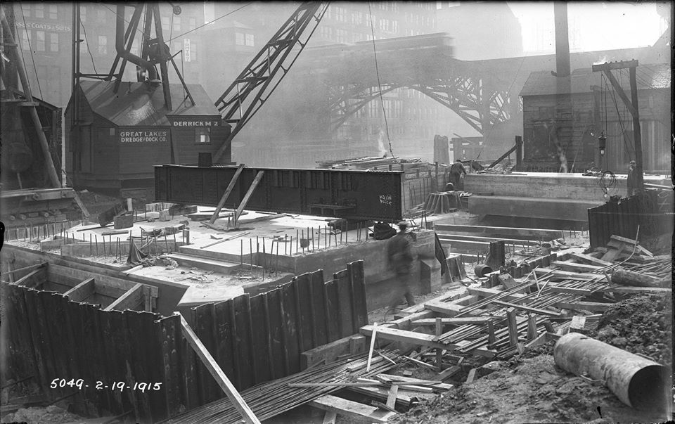 Industrial History: 1916 Jackson Boulevard Bridge over the South Branch