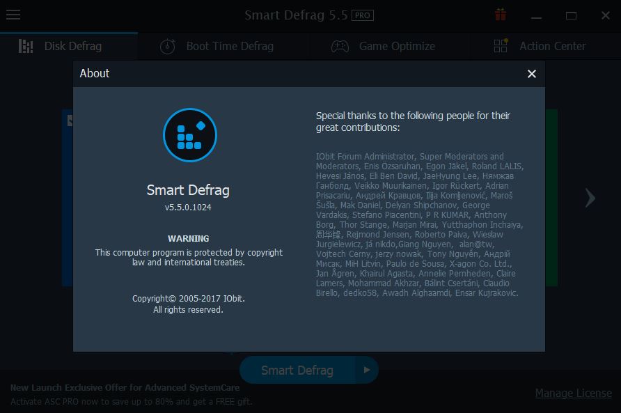 Saymoo007: IObit Smart Defrag PRO 5.5.0.1024 + Serial Keys [FREE] [Latest]