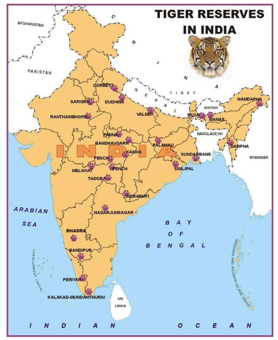 Indian Tiger Reserves and accreditation of Global Conservation ...