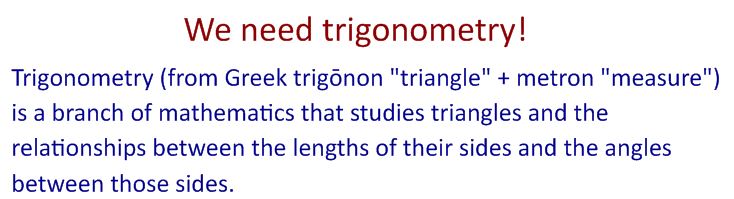 M^3 (Making Math Meaningful): MPM2D - Day 21: Intro to Trig