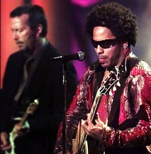 Baú do Luizinho: Lenny Kravitz & Eric Clapton - "All Along The Watchtower"