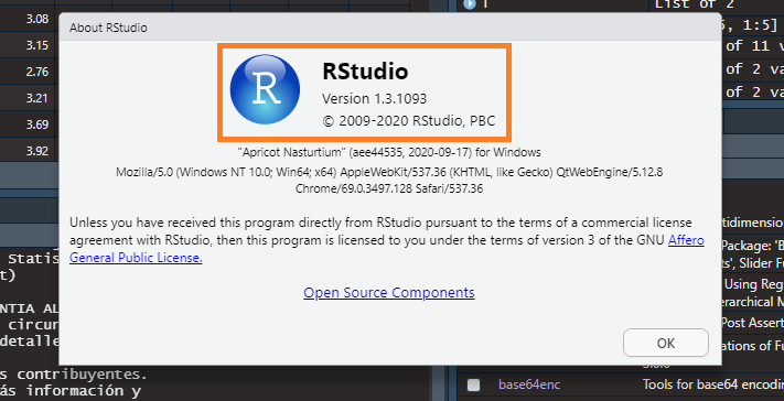 Hablamos R: Actualización de RStudio Desktop - RStudio Desktop 1.4 for ...