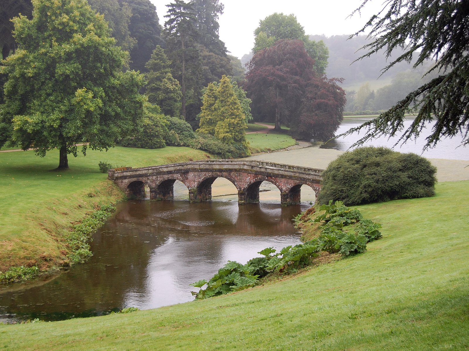 Puente en el Lago - Paisajes - Fondos de Pantalla HD - Wallpapers HD