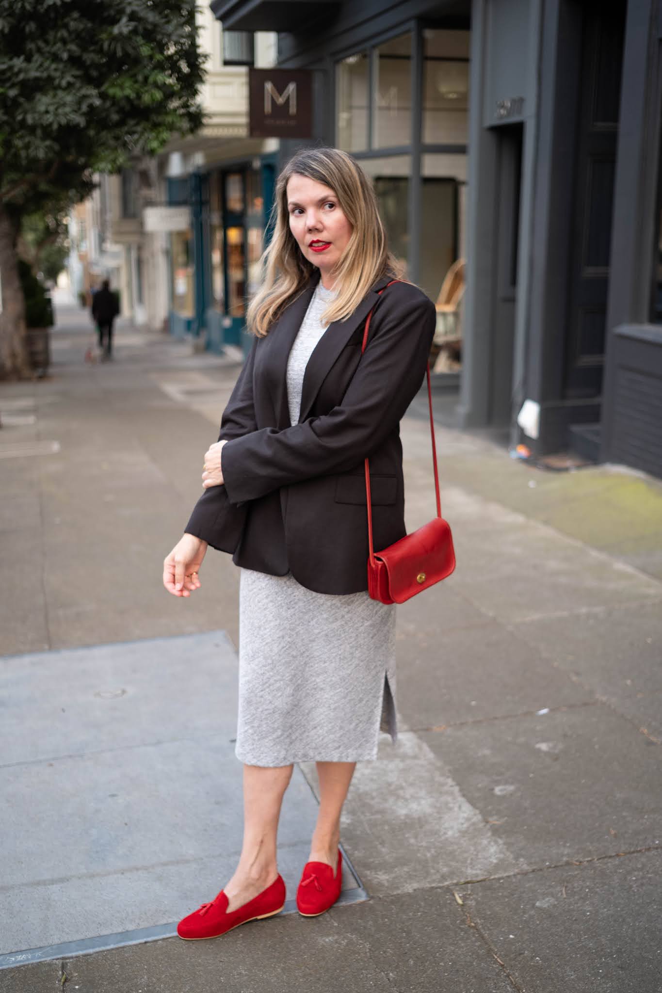 What to wear with red shoes - Cheryl Shops