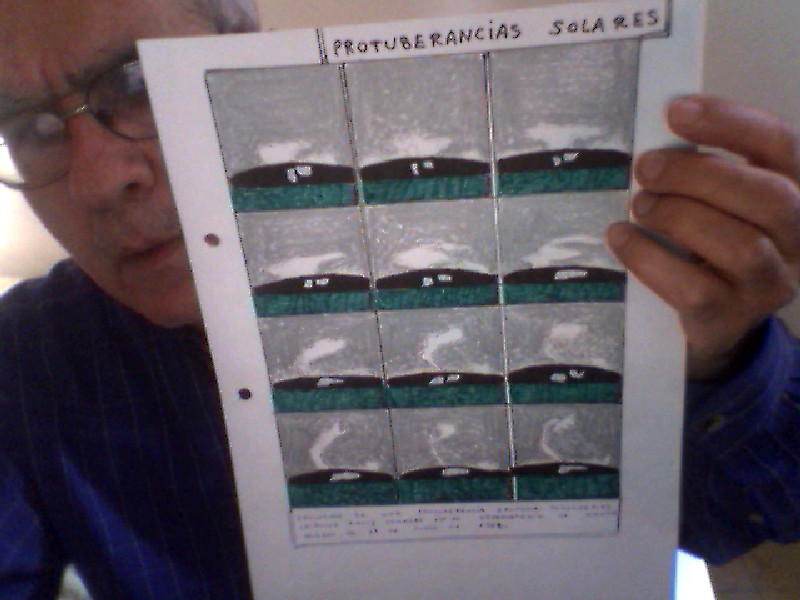 EL CIELO, LOS ASTROS Y SU MARAVILLA. : PROTUBERANCIAS SOLARES.