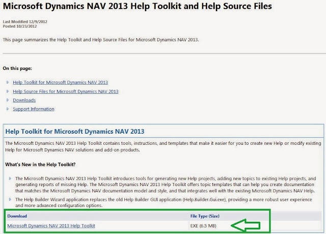 NAV 2013 R2 - Help Toolkit Download