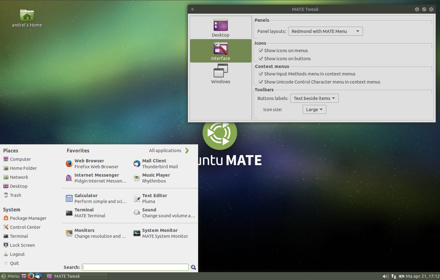 Ubuntu Mate 1504 Released First Version As An Official Ubuntu Flavor ~ Web Upd8 Ubuntu