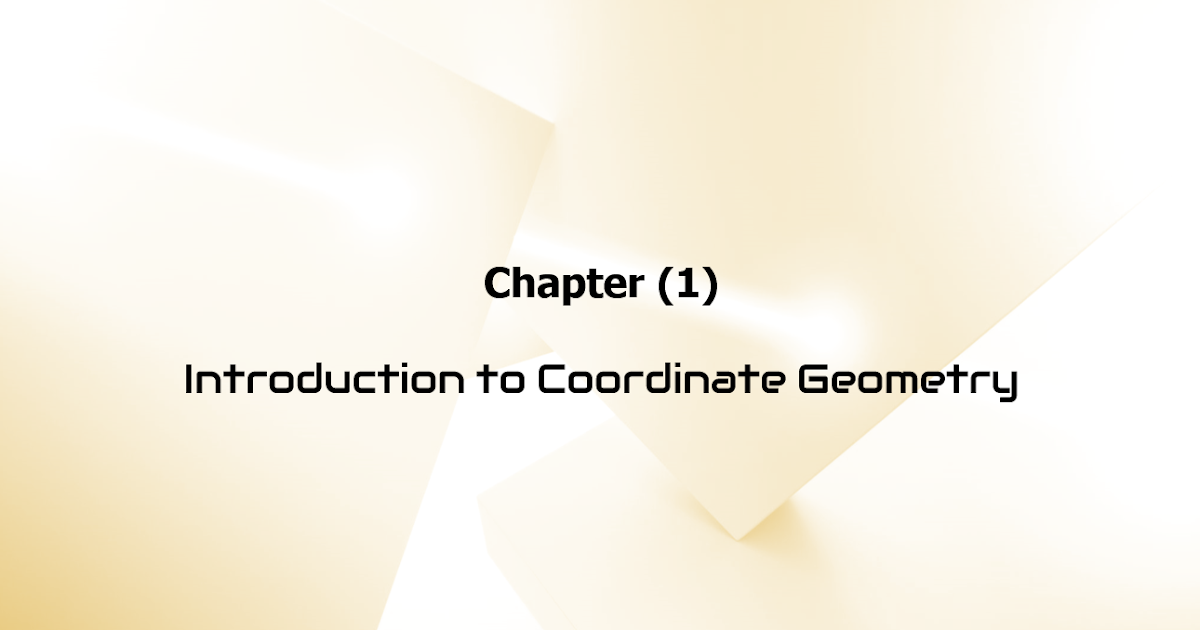 Coordinate Geometry Quick Revision Note Cekrisna