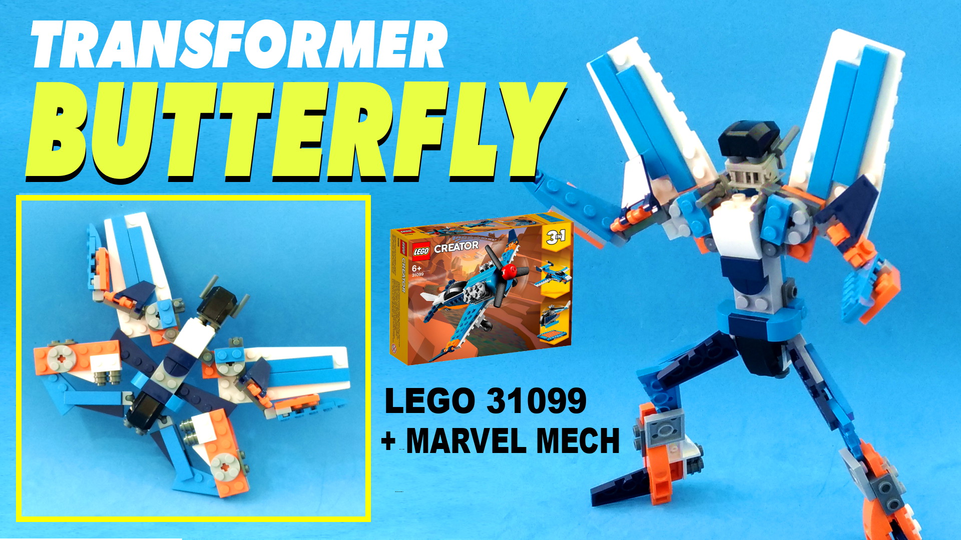 Alanyuppie's LEGO Transformers: Video Tutorial: Transformer Butterfly ...