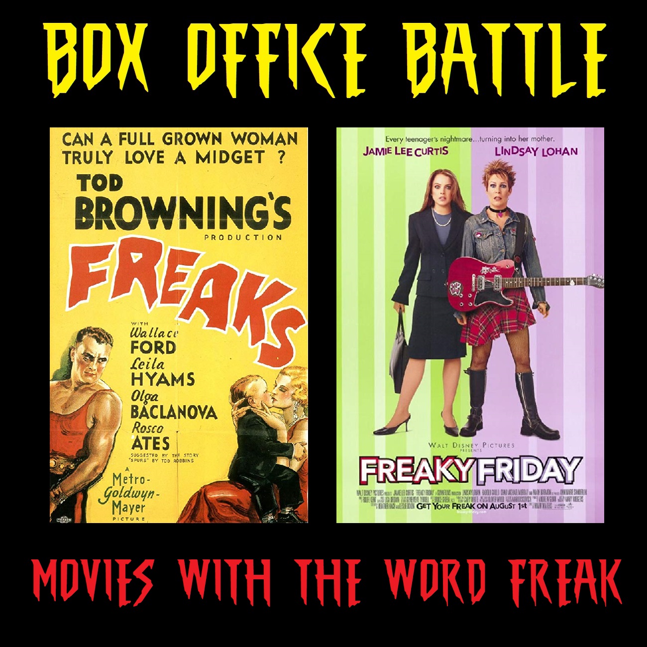 Box Office Battle: Freaks (1932) vs Freaky Friday (2003)
