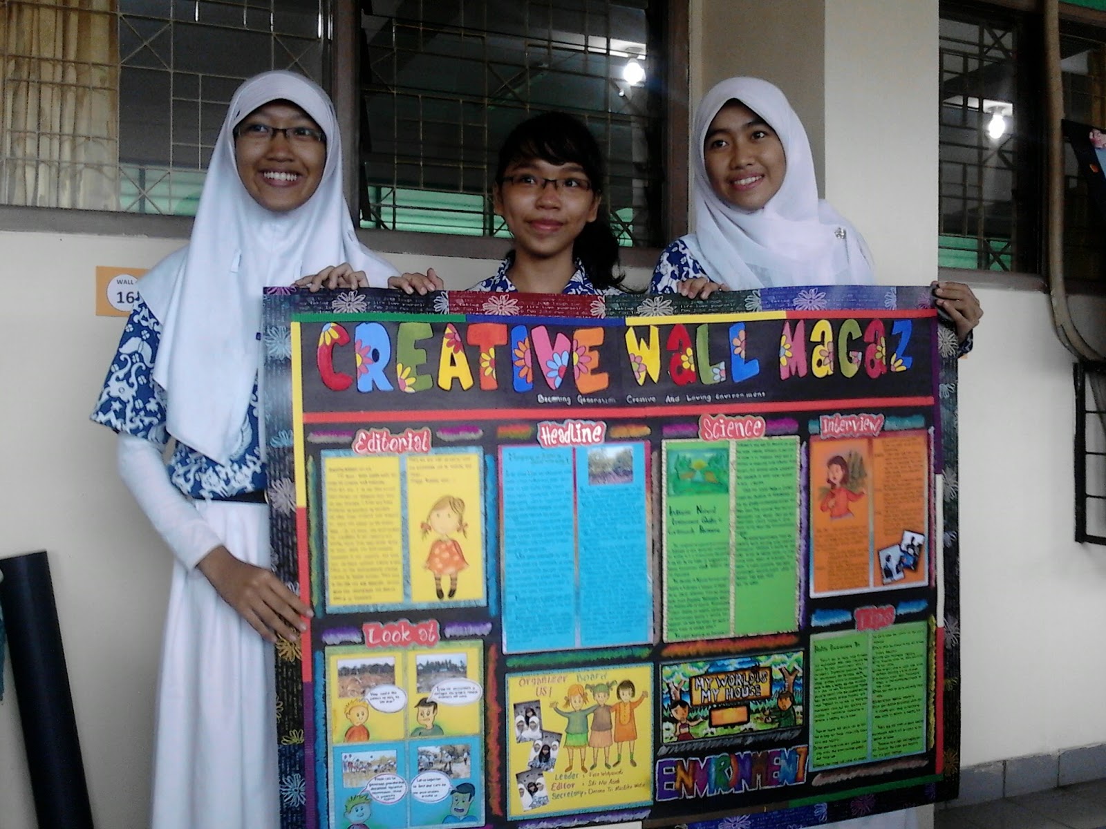 JUARA 1 WALL MAGAZINE TINGKAT KECAMATAN DAN JUARA 3 TINGKAT JAKARTA ...