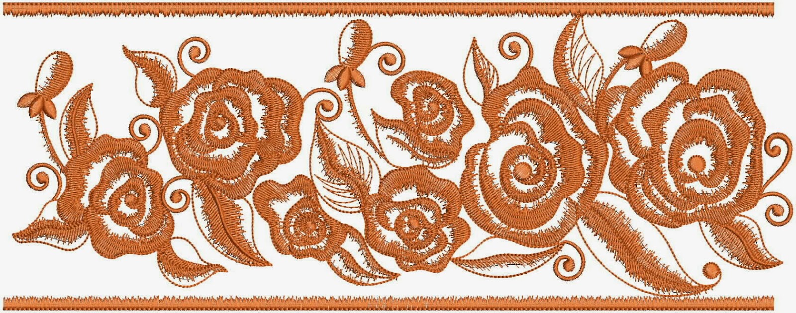 EmbDesignTube: Heavy Wedding Wear Lace Embroidery Designs