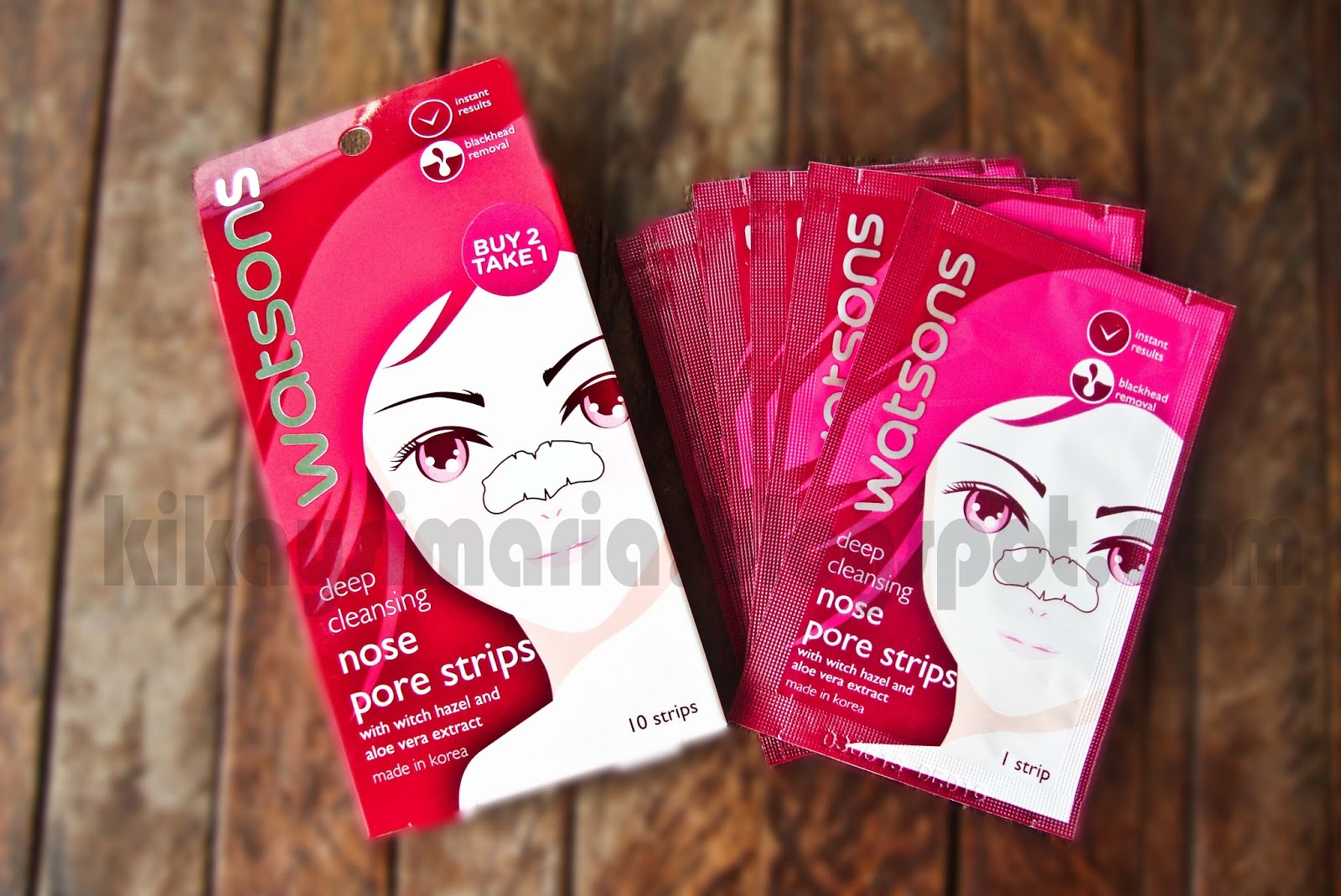Kikaysimaria Watsons Deep Cleansing Nose Pore Strips