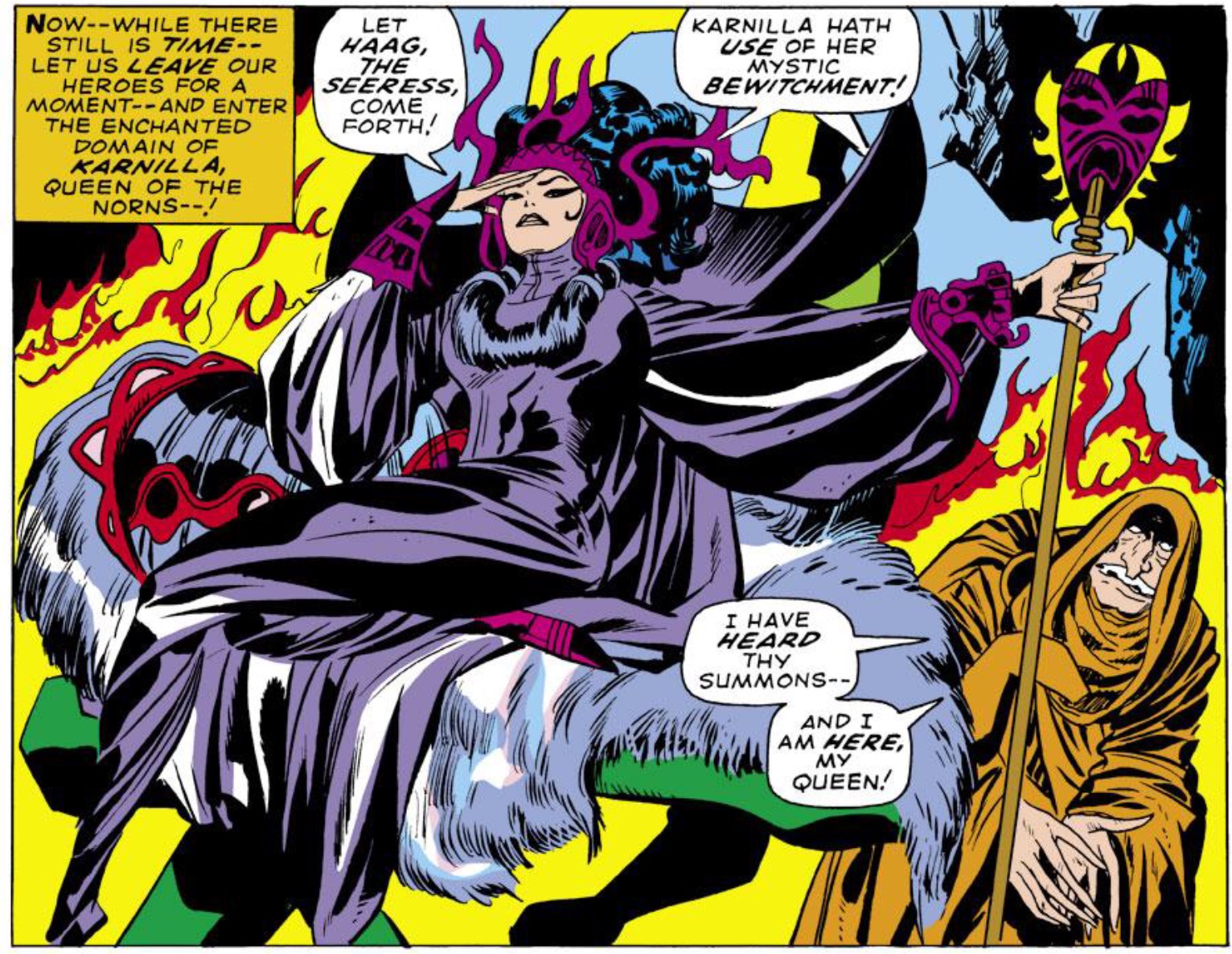 Cap'n's Comics: Karnilla The Norn Queen by Jack Kirby
