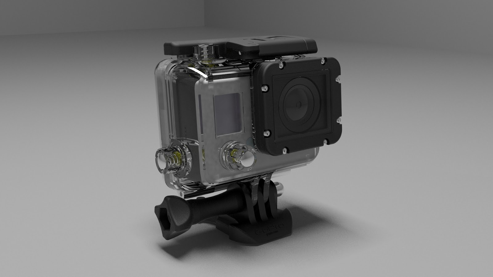 GoPro Hero 3 (W) || Download free 3D cad models #100064