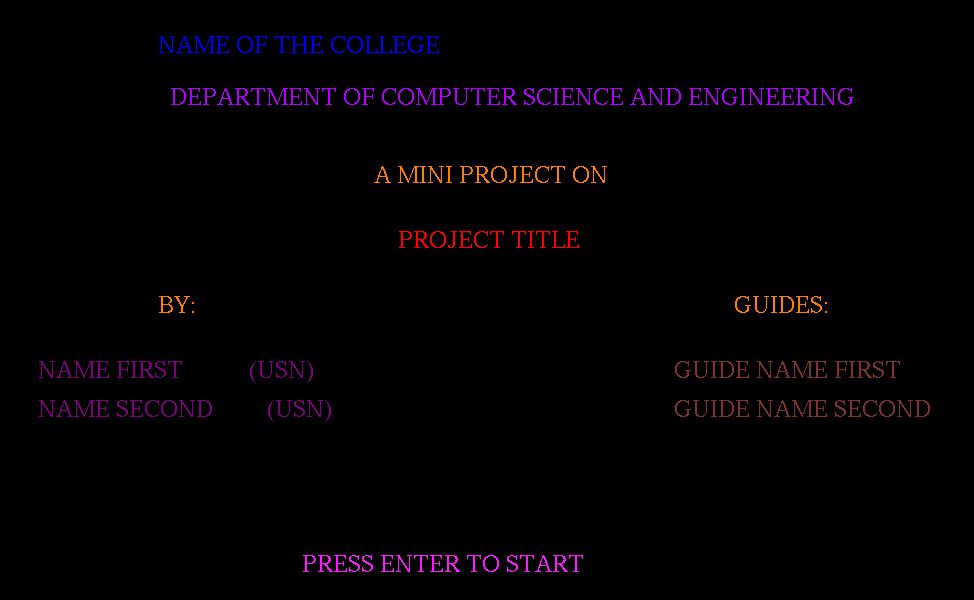 OpenGL Projects: How to add front screen in your OpenGL Project OpenGL Projects: How to add front screen in your OpenGL Project
