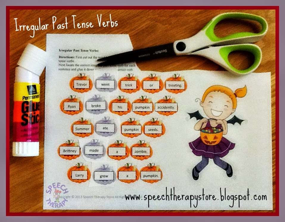 Speech Therapy: Trick or Treat :)