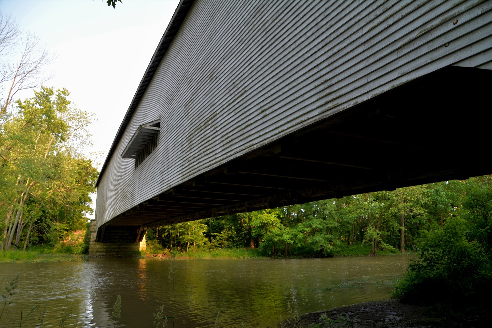 COVERED BRIDGES IN OHIO +: FORSYTHE MILL COVERED BRIDGE - MOSCOW, INDIANA