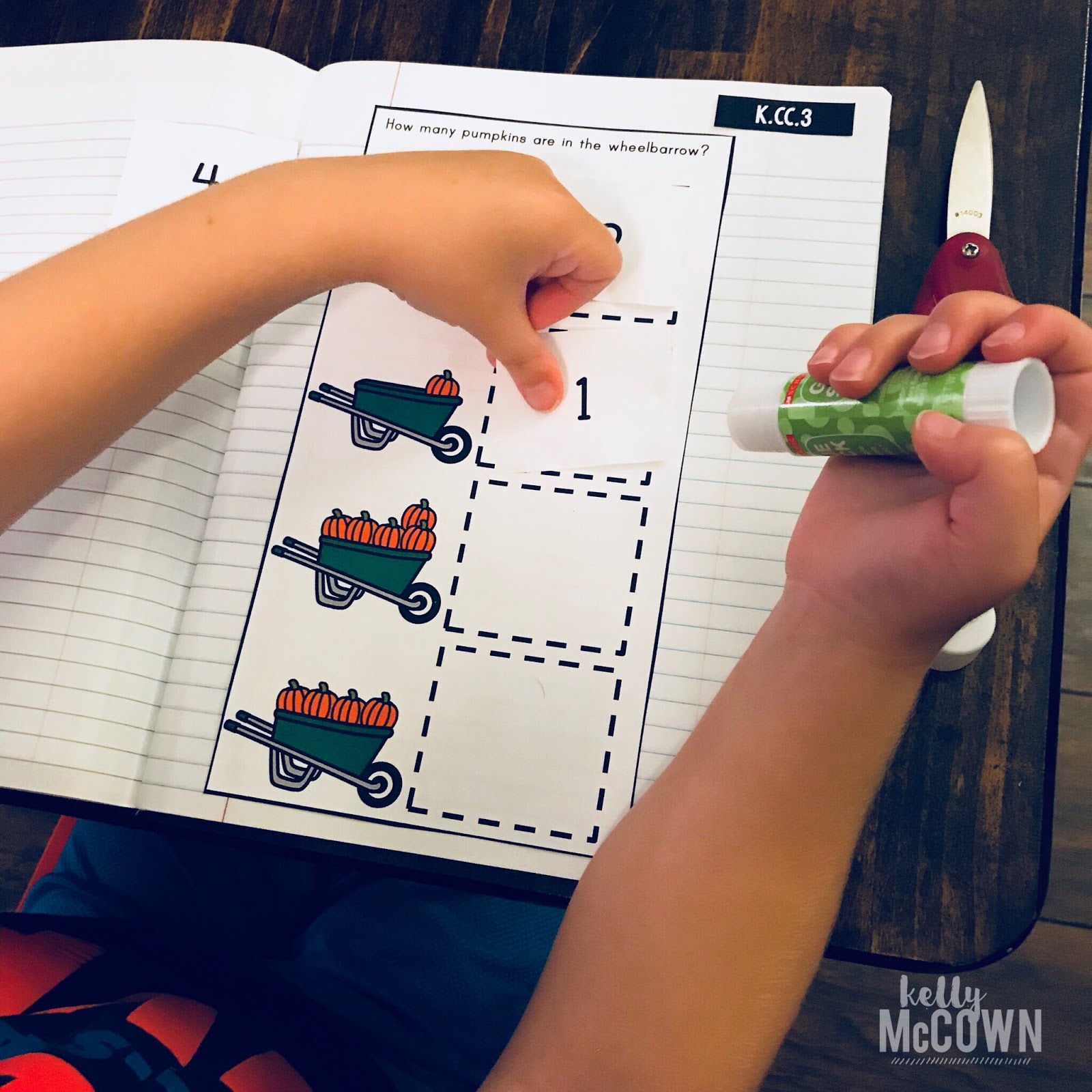 Kelly McCown: September Interactive Math Notebook Kindergarten
