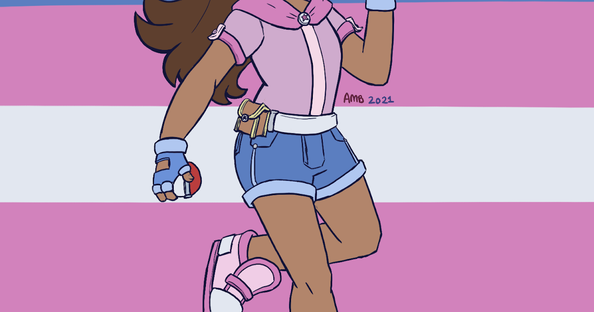 Art of Amanda Burn: Full Body Character Commission: Vania Pokémon Trainer