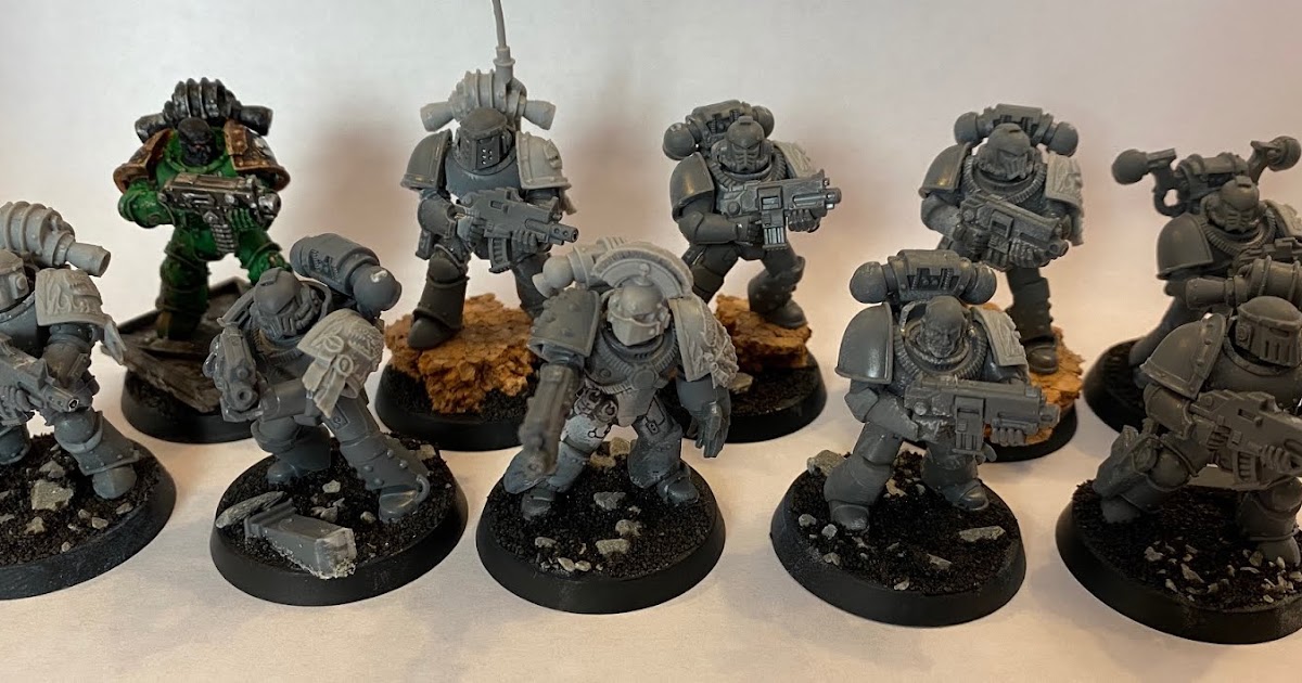 Warpstone Flux: Shattered Legions: Salamanders Tactical Squad Assembled