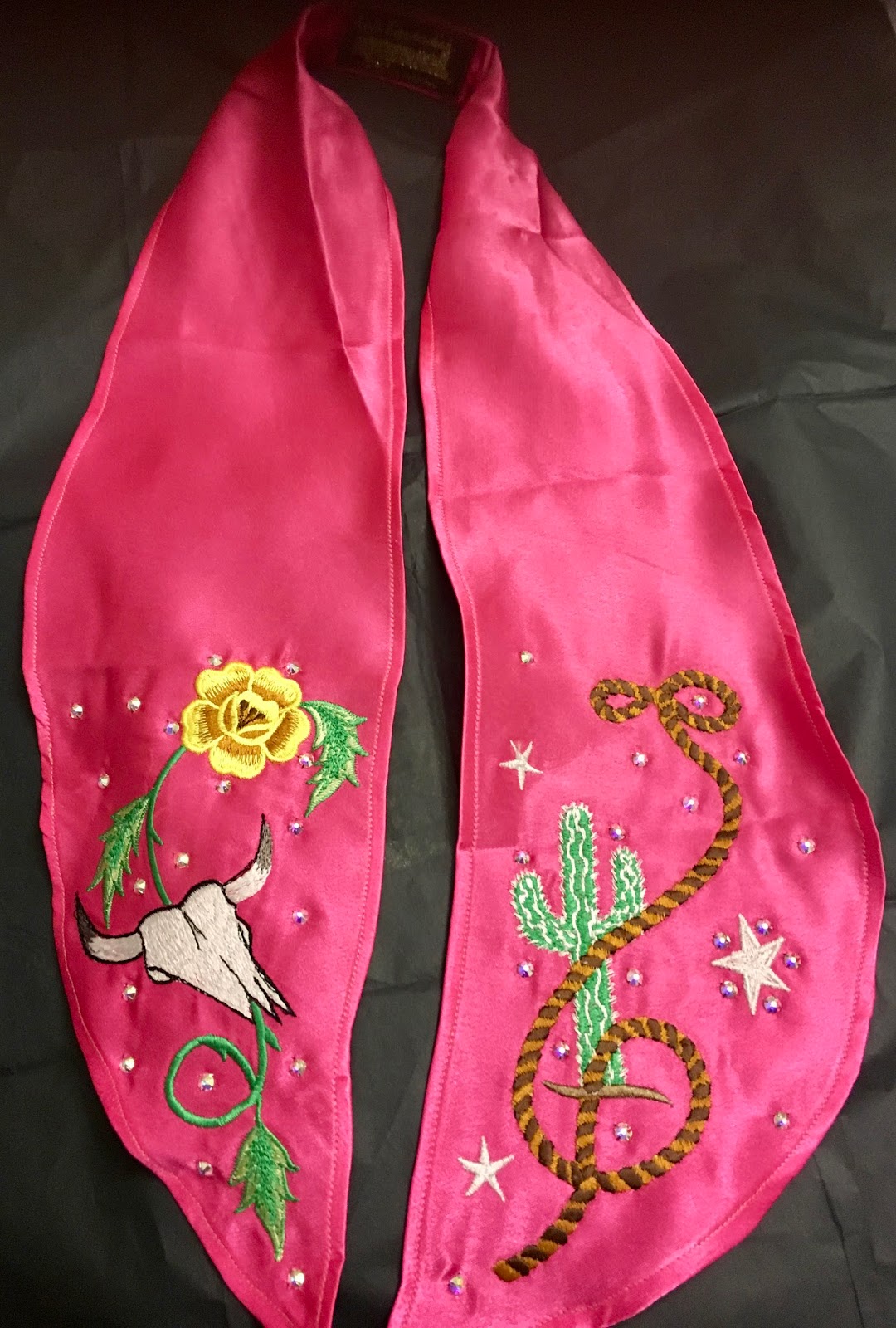 MISS CAVENDISH: Miss C's a Rhinestone Cowgirl: My Manuel Bespoke Necktie