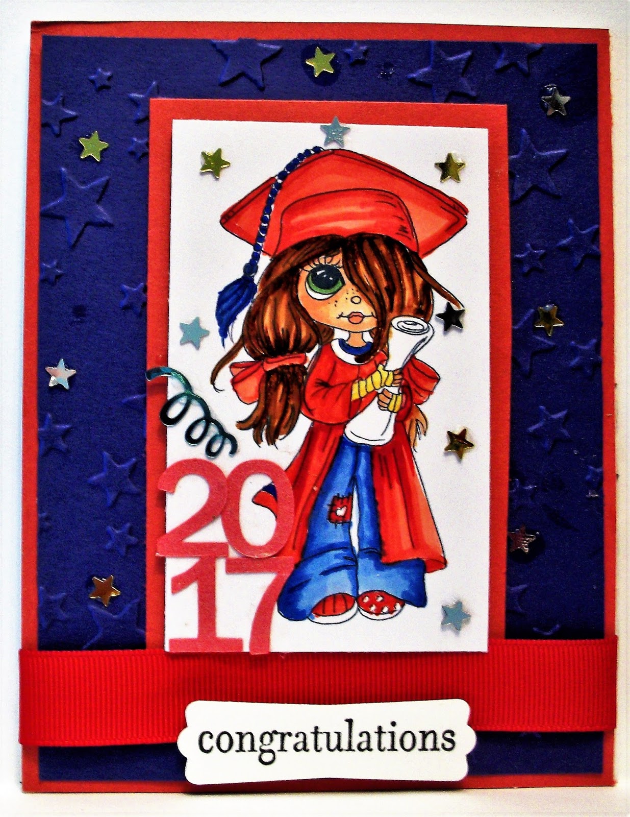 For the Love of Cardmaking: Female Graduation cards