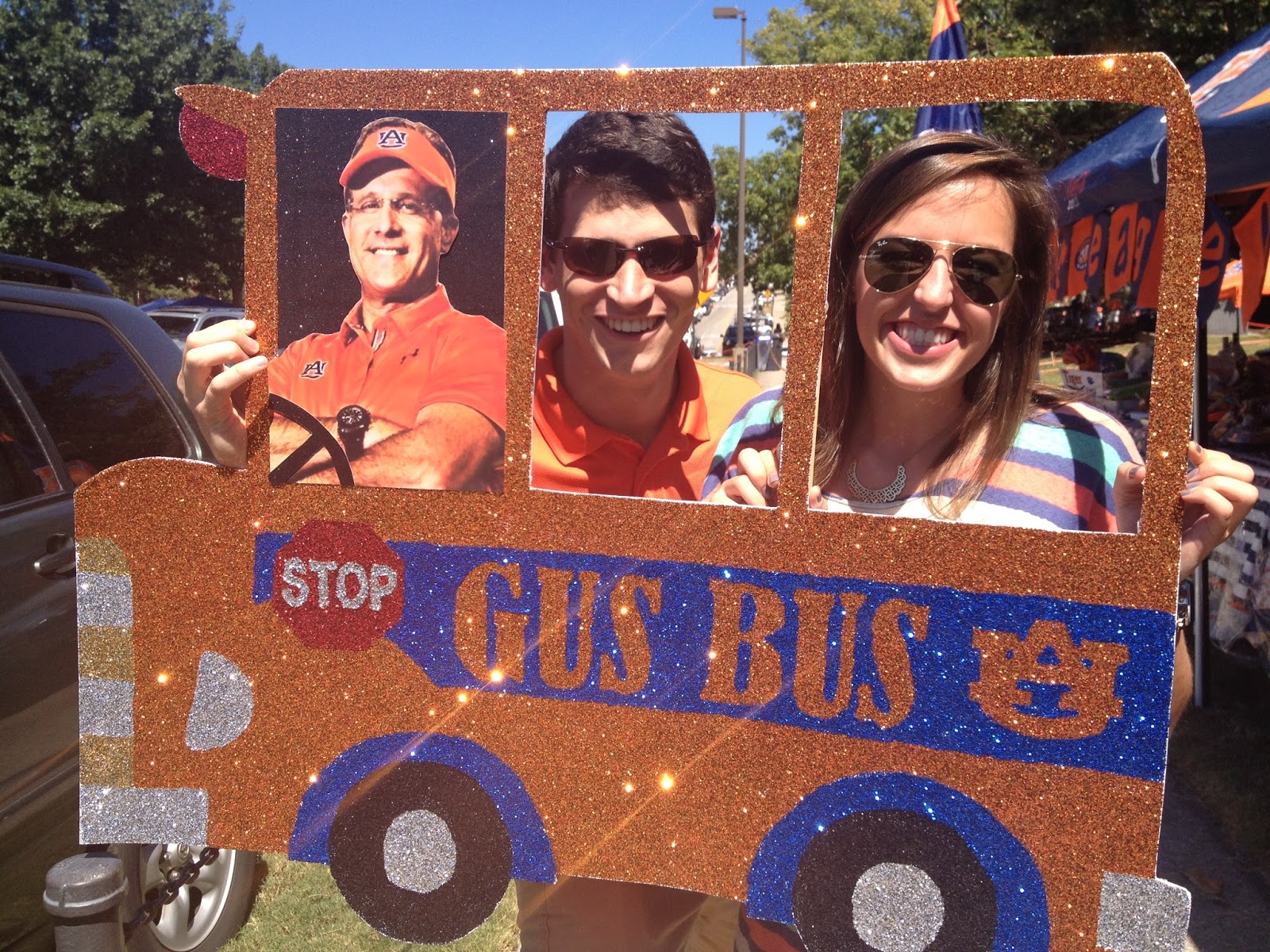 gameday glitterati: 2013....Get on the Gus Bus