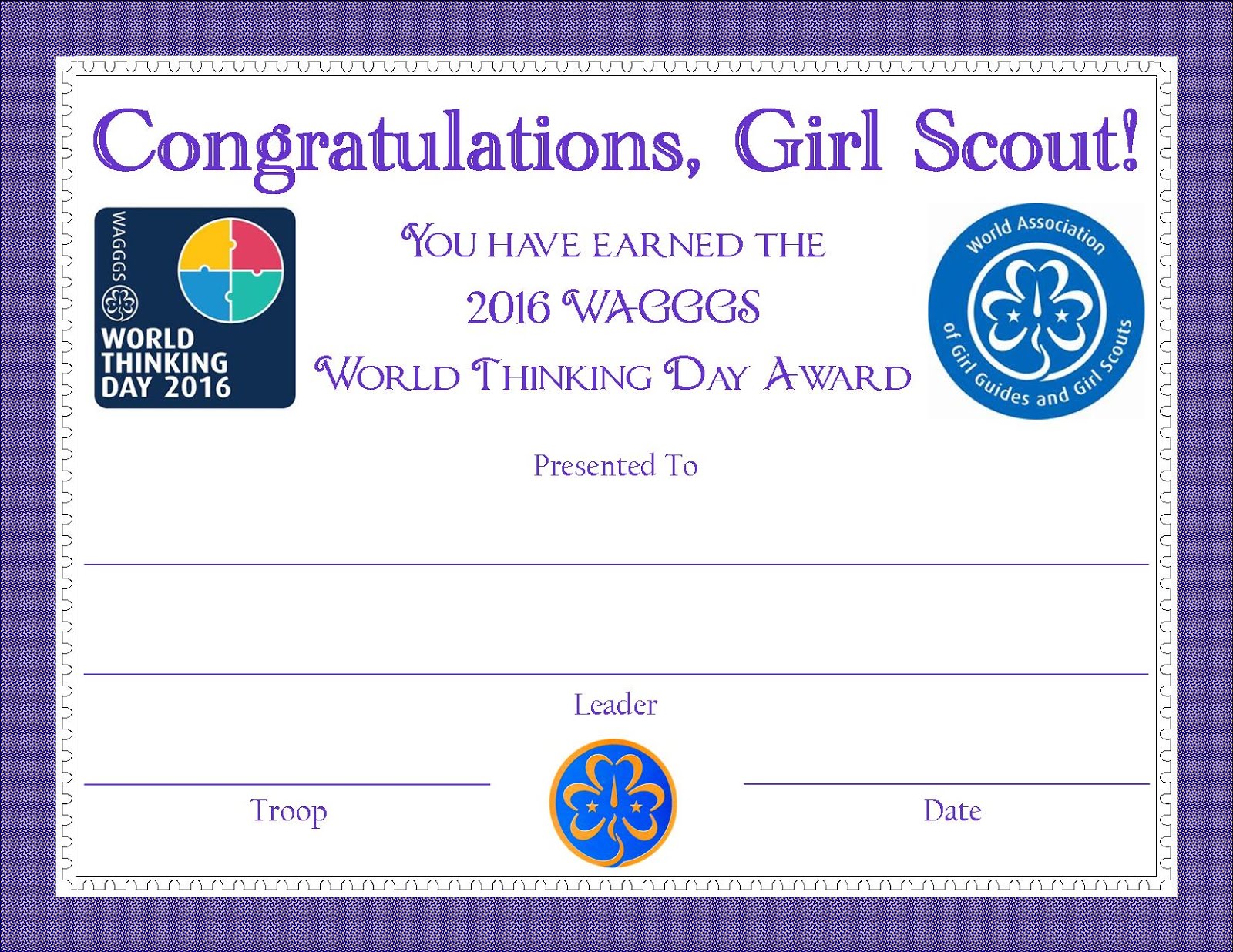 Musings of a GS Leader: Hi, Welcome!