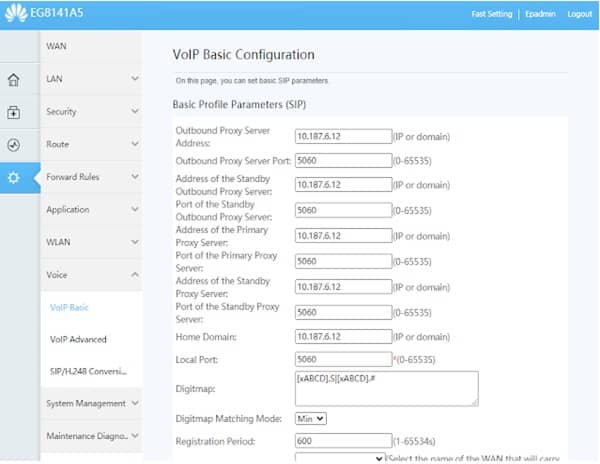 BSNL Broadband voip configuration for Landline Phones (BSNL FTTH ...