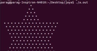 C program to print star shape of asterisks - The Art of Technology