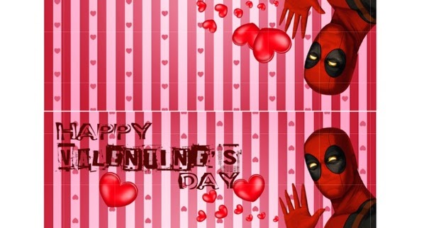Capes & Crowns: Valentine's Deadpool Printables