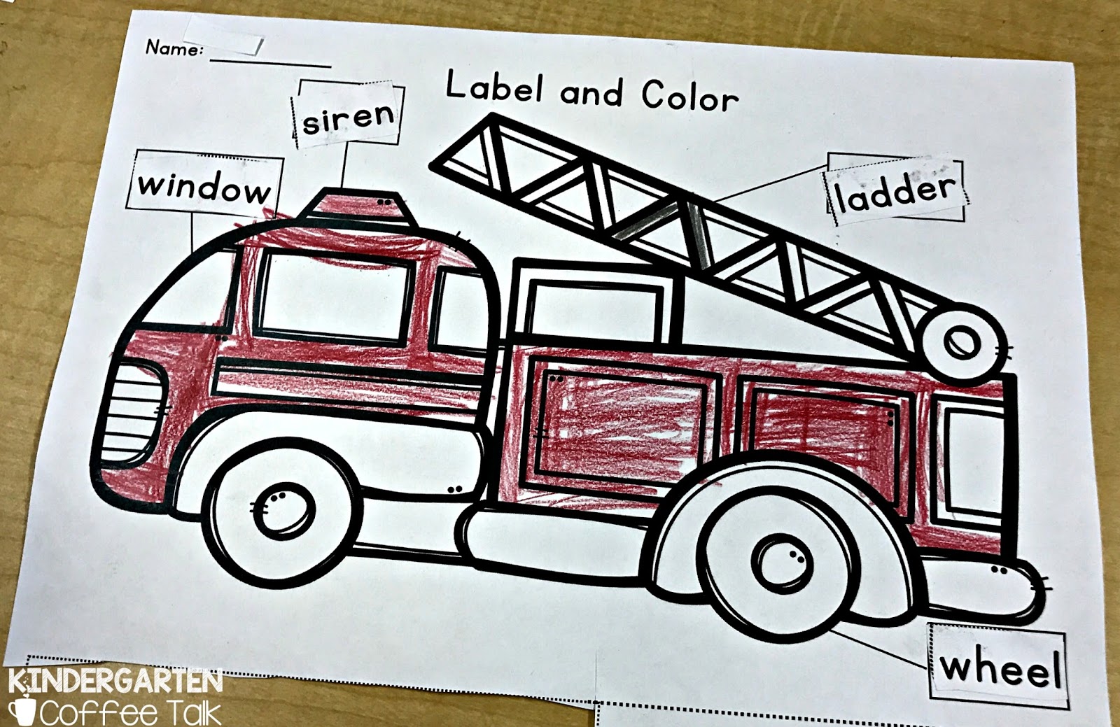 Kindergarten Coffee Talk: Teaching Through Themes: Fire Safety Week