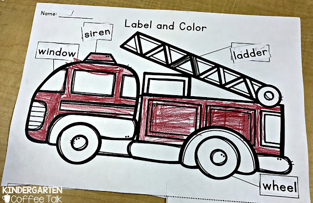 Kindergarten Coffee Talk: Teaching Through Themes: Fire Safety Week