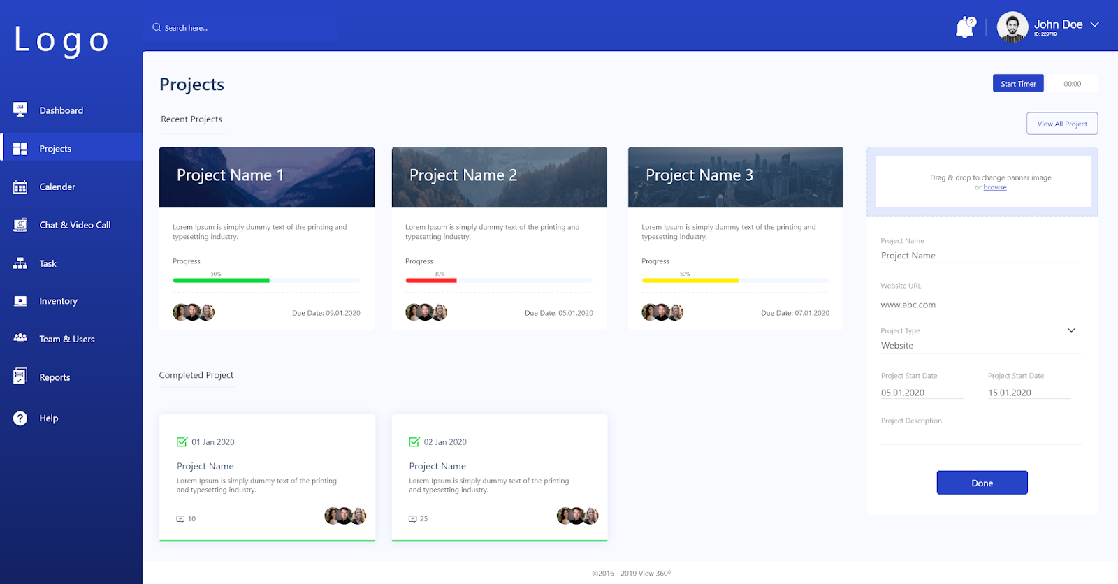 Lead UI/UX: Task Management UI