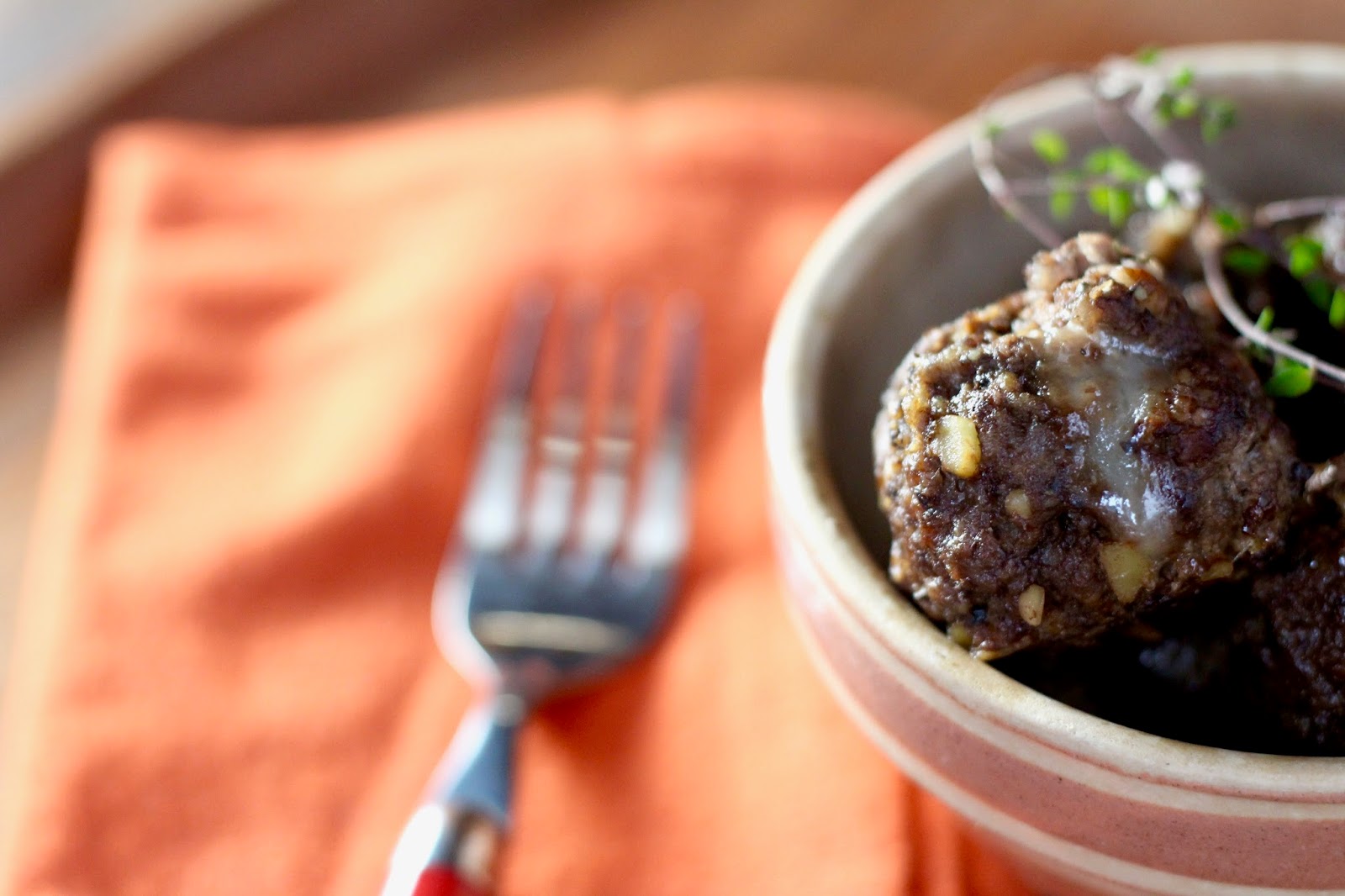 Gruyere-Stuffed Walnut Meatballs – Diary of a Mad Hausfrau