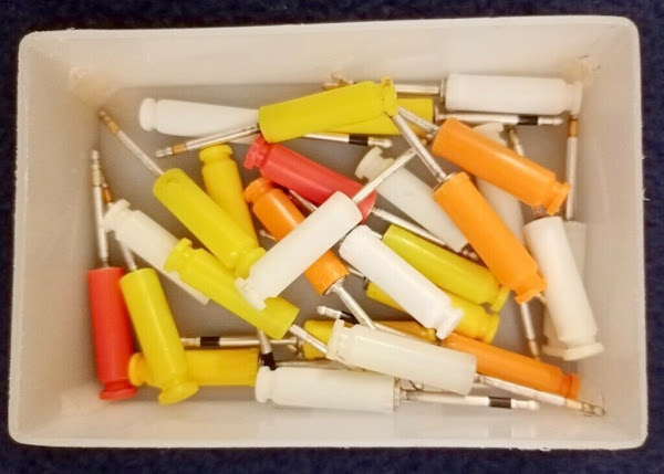 MATRIXSYNTH: Lot of 28 Rare EMS VCS3, Synthi 100, AKS Matrix Pins