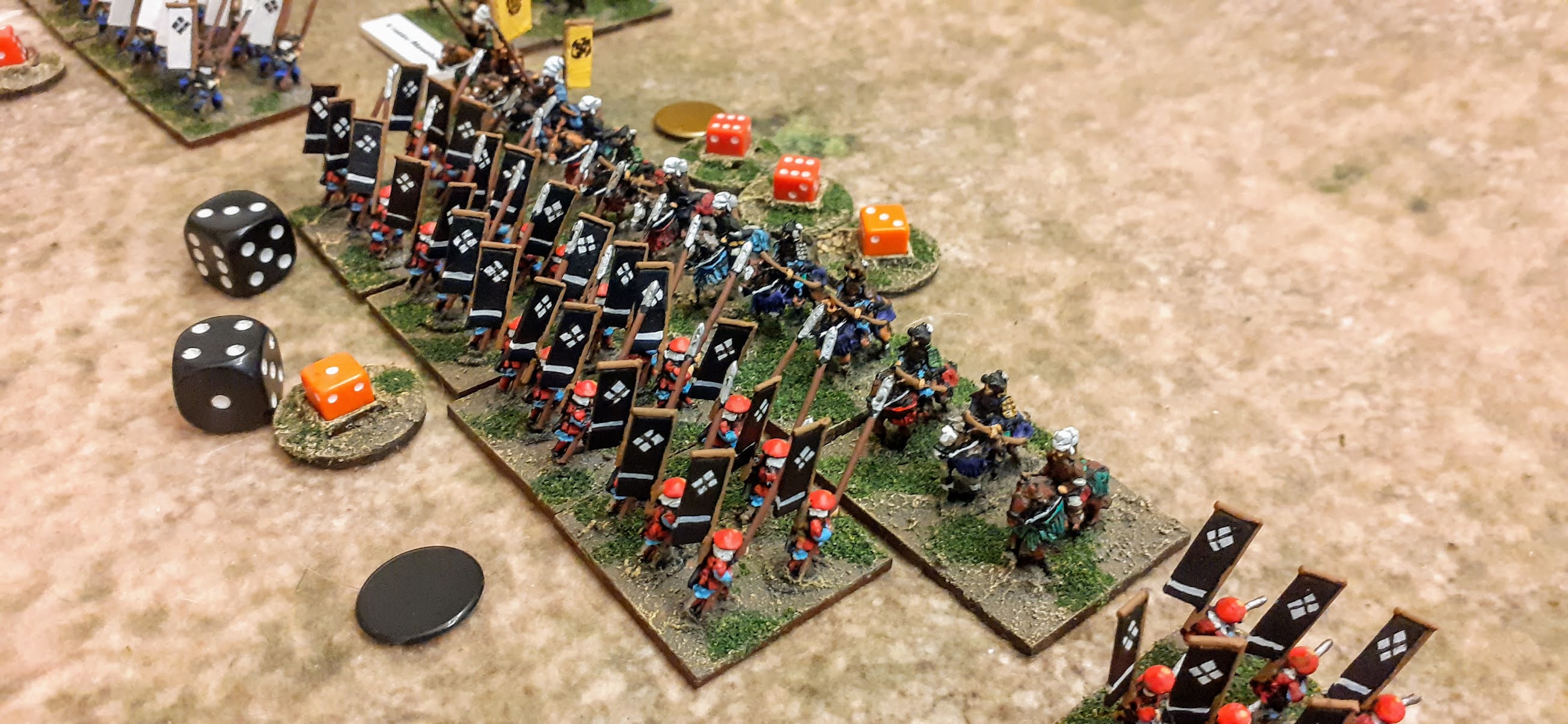 10mm Samurai game using Fantastic Battles rules