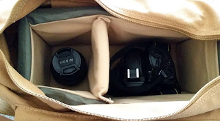 Temporary Waffle: Spacious DSLR Digital Camera Gadget Organizer Bag