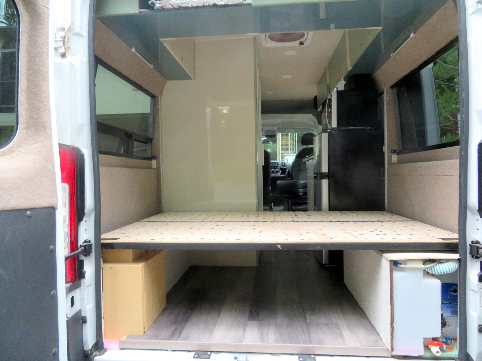 Ultimate Promaster Conversion: Finishing: Transformable Bed