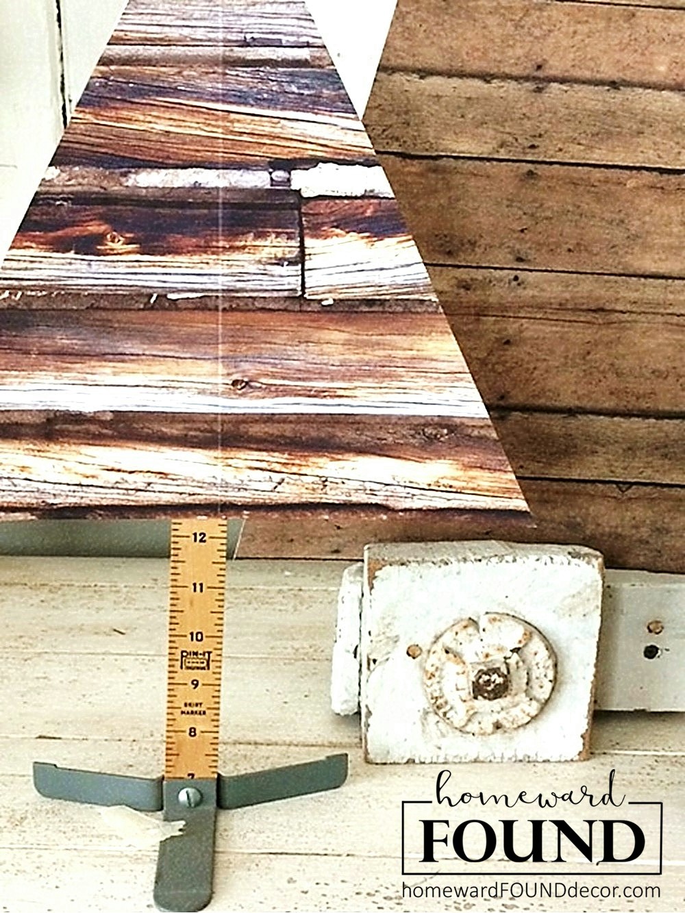 faux wood 'junk' trees homeward found decor