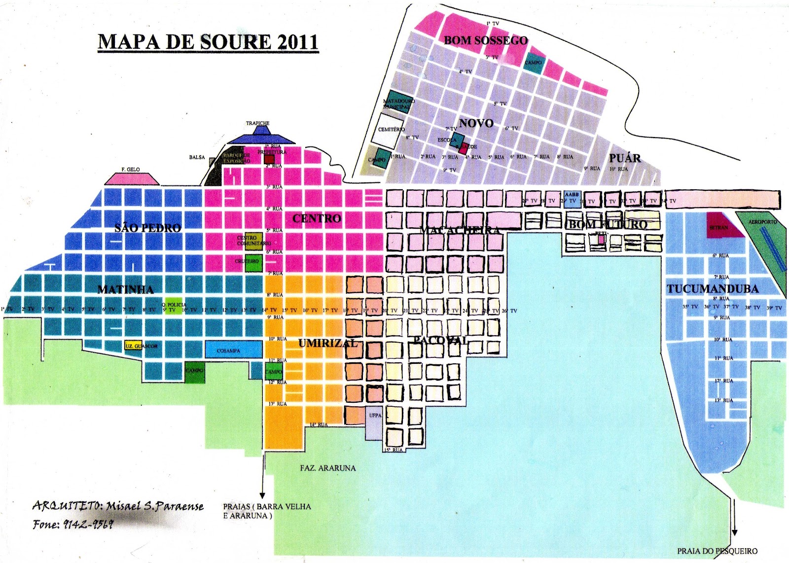 Tio Miga Marajó: MAPA DO MUNICÍPIO DE SOURE MARAJÓ