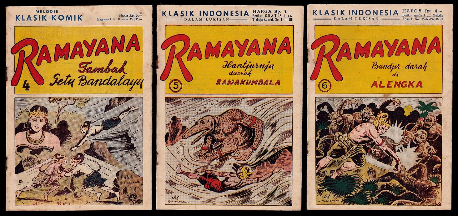 PATINA ANTIK: 1 SET KOMIK WAYANG RAMAYANA