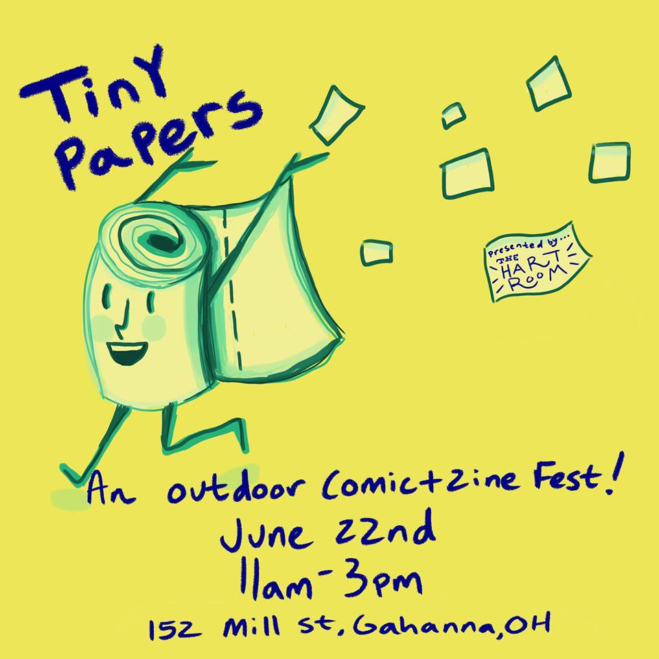 Eventized: A Michael Neno Blog: Tiny Papers, An Outdoor Comic and Zine Fest