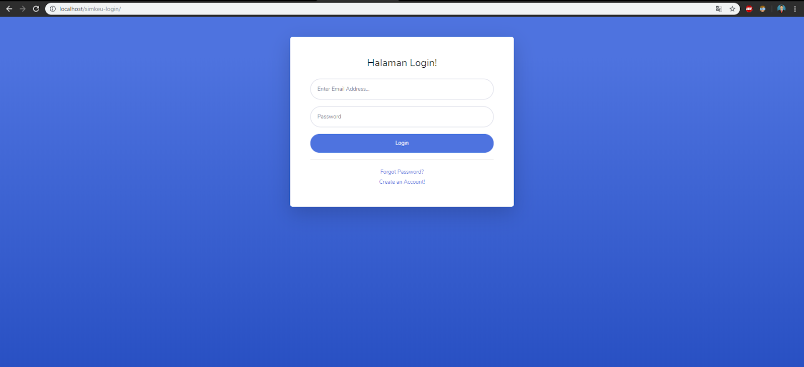 Menu login awal - Mengulas Produk Terkini
